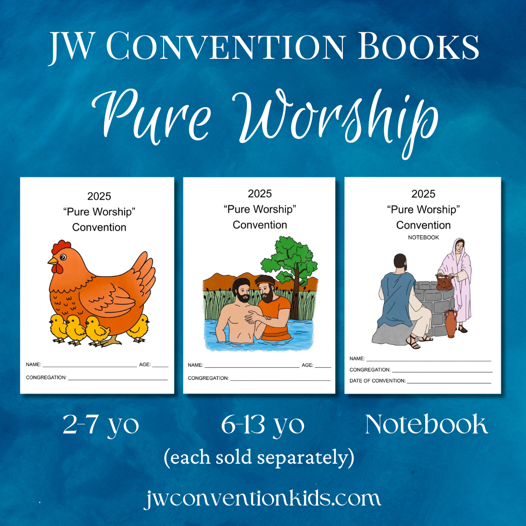 Notebook Pure Worship 2025 JW Convention Printable PDF Download ...